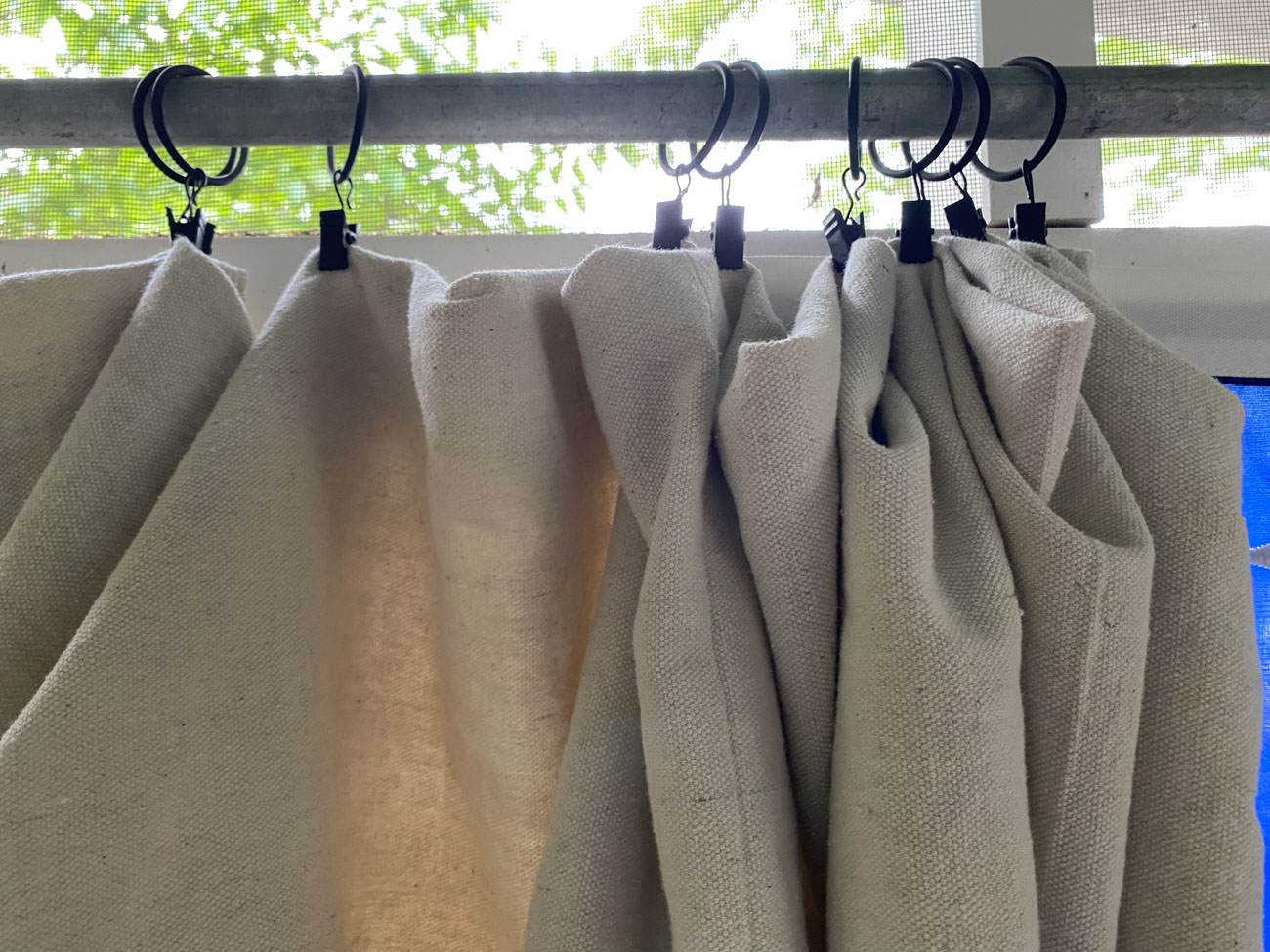 DIY Outdoor Curtains + My Simple New Hack