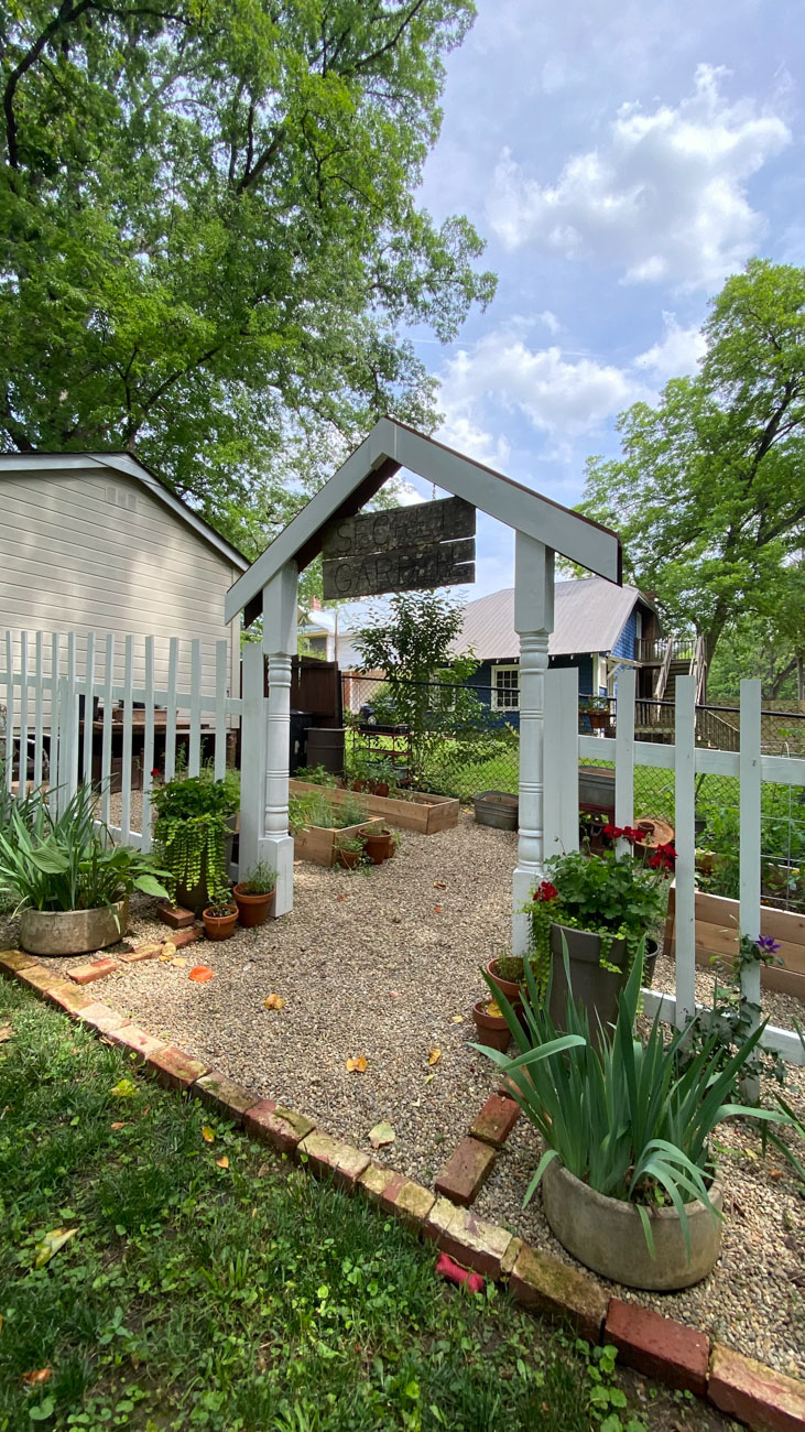 My Potager Garden + The Story Behind the 'Secret Garden' Sign