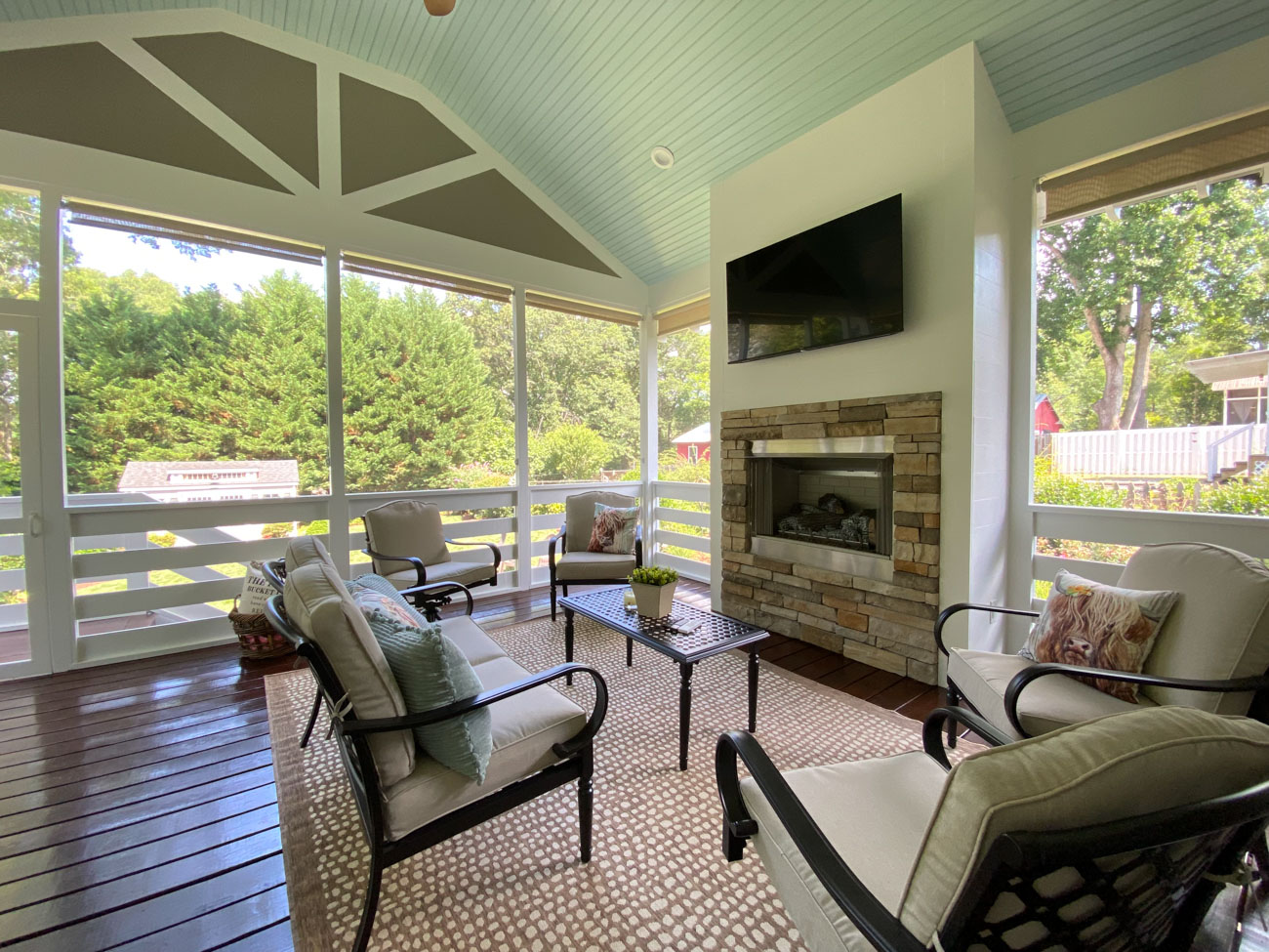 Our Client's Stunning Screened Porch Reveal