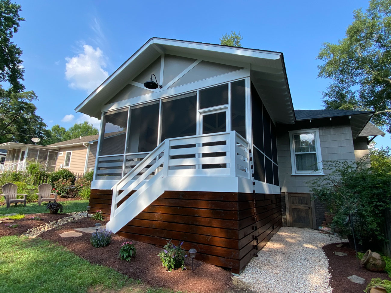 Our Client's Stunning Screened Porch Reveal