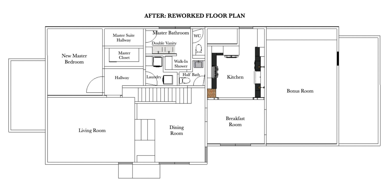The Corner Cottage: How We Reworked the Floor Plan & The Master Suite