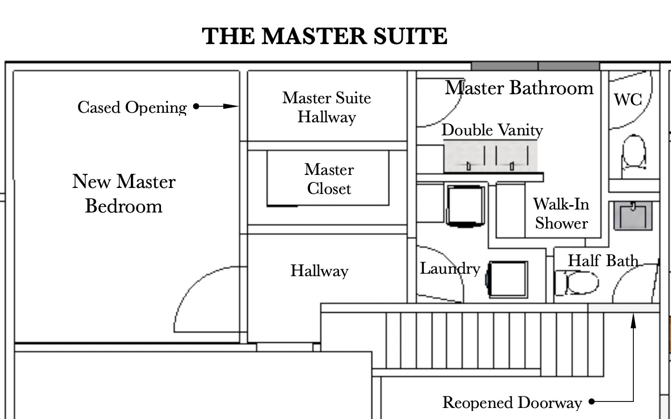 The Corner Cottage: How We Reworked the Floor Plan & The Master Suite
