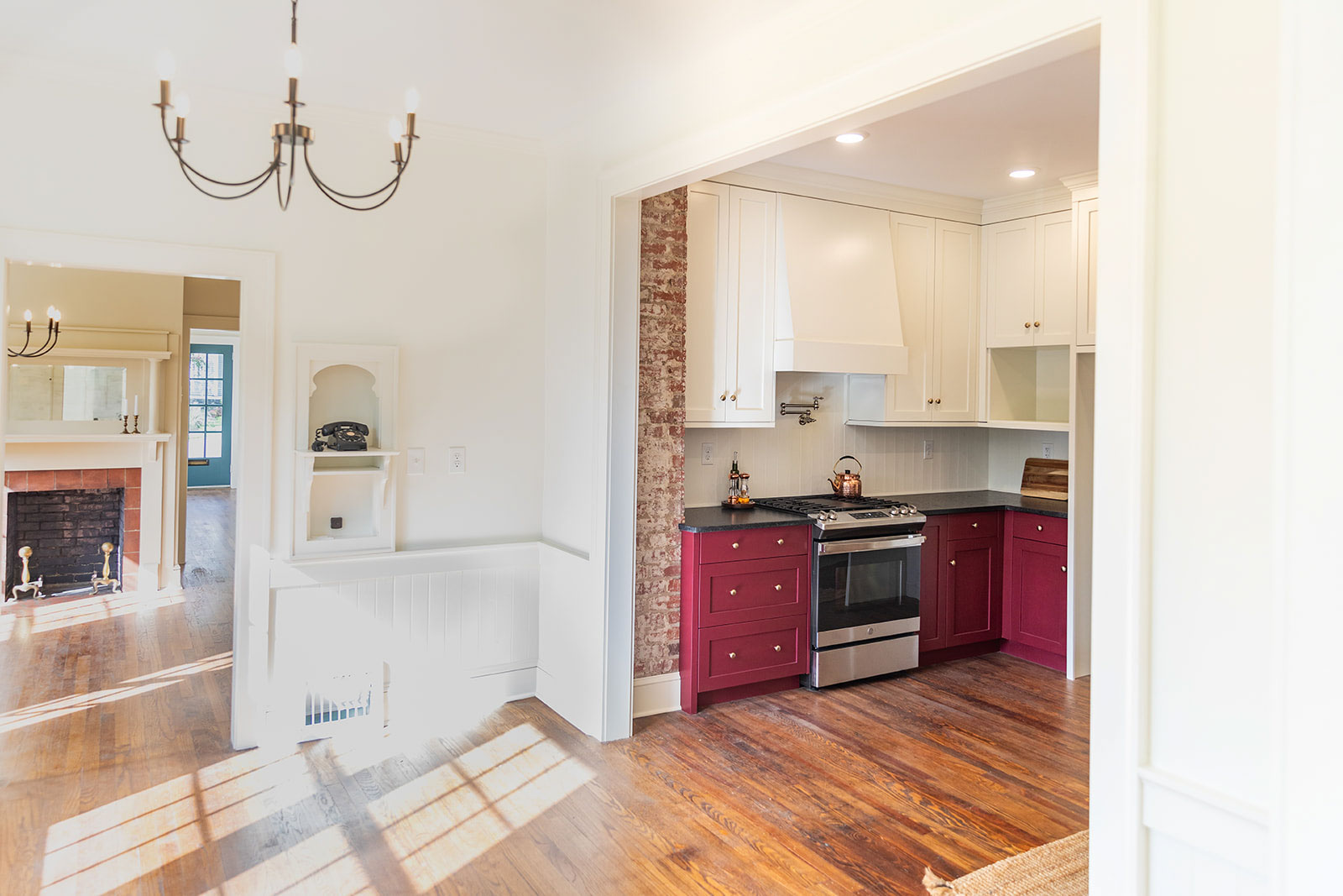 Reworking the Kitchen Floor Plan at the Corner Cottage - Heather Homes